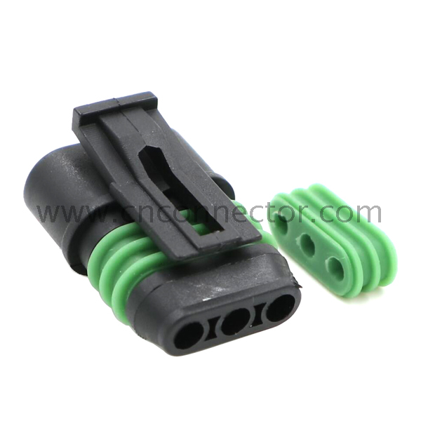 12147424 female 3 pin automotive wire harness connectors - YUEQING ...