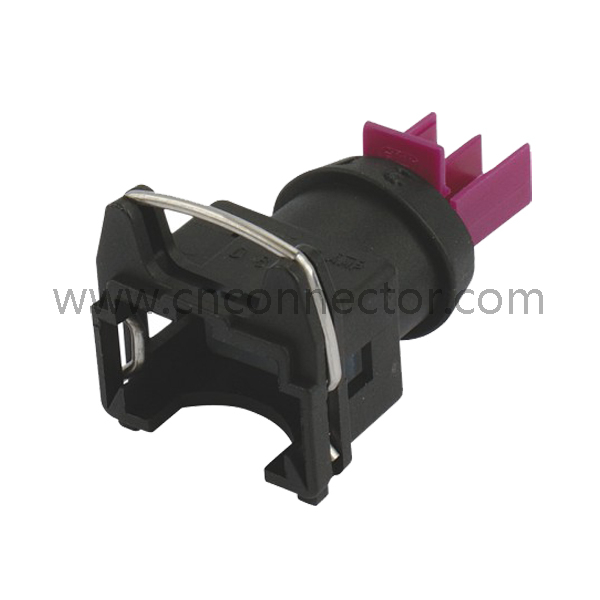 2 Pin plastic female wire plug waterproof automotive connector ...