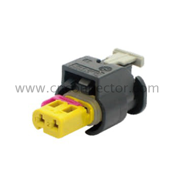 2 way black female Injector connector 4F0 973 702A 2112985 0-212986-4 ...