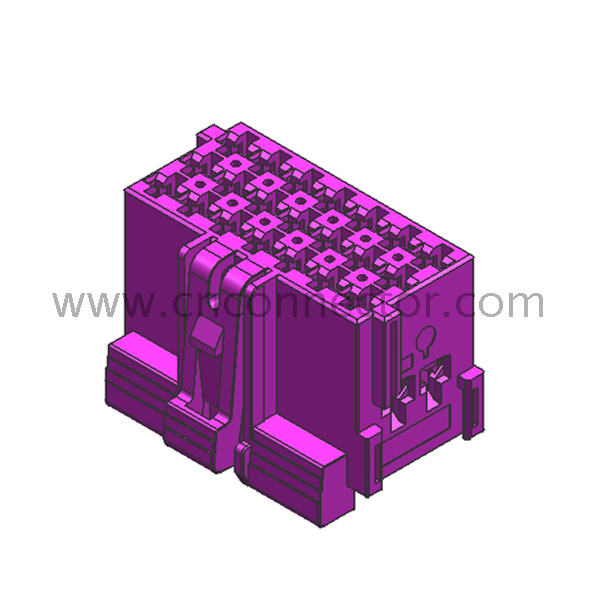 21 pin female purple wire auto connectors 1-967625-3 - YUEQING JINHAI ...