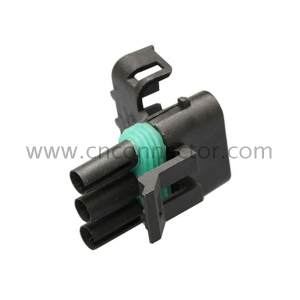 3 pin female plastic wire harness terminal auto connectors - YUEQING ...
