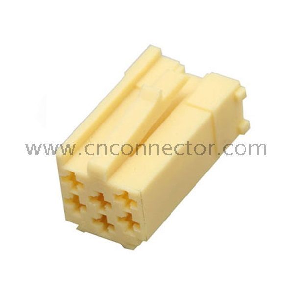 30220434 yellow female 6 pin autmotive wire harness connectors ...