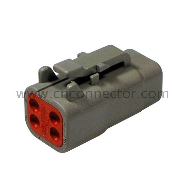 4 Way Female DTM Electrical Connector DTM06-4S WM4S - YUEQING JINHAI ...