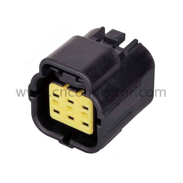 6 Pin Tyco Pa66 Male Female Plastic Accelerator Pedal Connector For ...